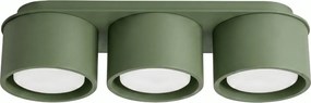 Sollux Lighting Stropní svítidlo MODO 3 olivově zelené GX53