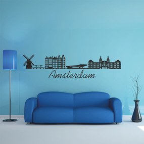 Samolepka na zeď - Amsterdam (95x23 cm) - PopyDesign