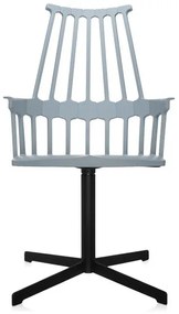 Otáčecí křeslo Comback modrá/černá, Kartell - 5952