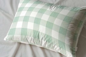 Bavlněné povlečení Kostky - mint Velikost: 140 x 200 + 70 x 90