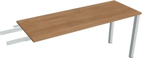 Hobis Kancelářský stůl řetězící do úhlu Hobis UE 1600RU, deskaakát, černá černá