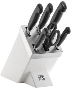 Zwilling Four Star Samoostřící blok s noži, bílý, 7 ks 1002304