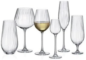 BOHEMIA COLUMBA OPTIC SKLENICE NA ŠAMPAŇSKÉ 260ML SADA 6KS