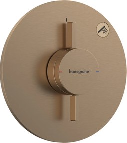 Hansgrohe DuoTurn S, baterie pod omítku pro 1 spotřebič, kartáčovaný bronz, HAN-75618140