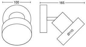 Philips 50601/30/P0 - LED Bodové svítidlo BUKKO LED/4,5W/230V
