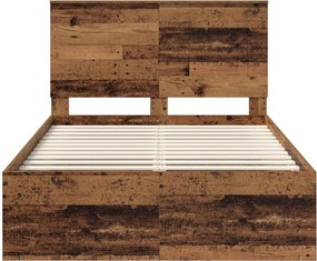 Rám postele Staré dřevo 120 x 200 cm Masivní borové dřevo 3411035