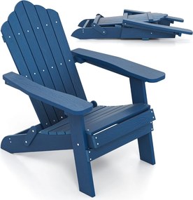 Costway Skládací židle Adirondack odolná proti