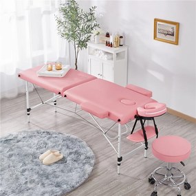 Barová židle Yaheetech – růžová, umělá kůže (267477096388)