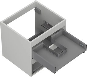 Mexen Box-A, závěsná skříňka 50 cm, 2 zásuvky, matná šedá, 91AX0-0500-470-2-62