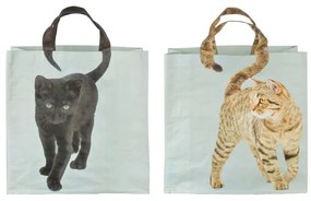 Sada 2 tašek Esschert Design Kočka