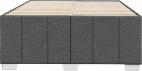 Rám postele bez matrací tmavě šedá 120x190 cm textil 3284819