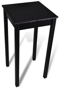 Barový stůl - MDF - 55x55x107 cm | černý