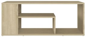 Konferenční stolek dub sonoma 100 x 50 x 40 cm dřevotříska - Default Title