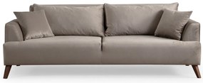 Hanah Home Třímístná pohovka BUHARA světle šedá