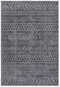 NORTHRUGS - Hanse Home koberce Kusový koberec Twin Supreme 105417 Biri Night Silver – na ven i na doma - 80x350 cm