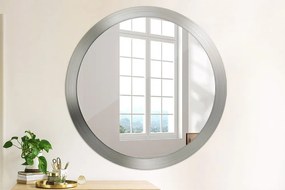 Kulaté dekorativní zrcadlo Lesklá ocel fi 100 cm