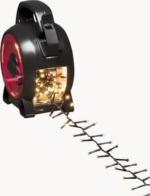 Exteriérový LED světelný řetěz's navíjecí cívkou Compact, teplá bílá