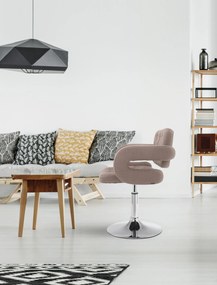 Relaxační křeslo Dublin látka – taupe