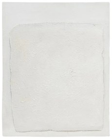 OnaDnes -20% Bílý abstraktní texturovaný obraz Kave Home Rodes 100 x 80 cm