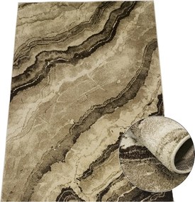 BE Koberec Wenus 7772 BEIGE - béžový, hnědý obdélníkový Rozměr: 60x100 cm