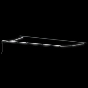 Automatická zatahovací markýza s LED burgundská 600 x 300 cm 3310202