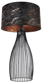 Stolní lampa Werona, 1x textilní stínítko (výběr ze 6 barev), ln