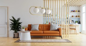 Toolight - Moderní stropní lampa 3xE27 60W APP915-3CP, zlatá, OSW-03205