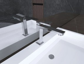 Sapho Sapho, TURSI podomítková sprchová baterie, 2 výstupy, otočný přepínač, černá matná, TI043B