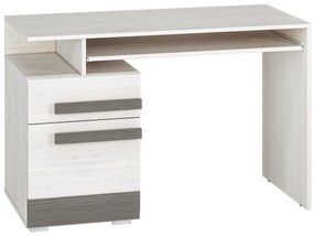 Casarredo - Komfort nábytek Psací stůl LANTANA/BLANCO 11, borovice sněžná/šedá