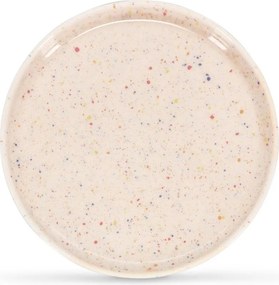 Béžový dezertní porcelánový talíř ø 20,5 cm Fika – ONA