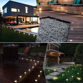 Toolight Toolight, LED solární lampa 1ks P60055, stříbrná, OGR-05681