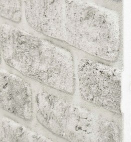 Nástěnné panely 10 ks 100 x 50 cm Světle šedá EPS pěna 332924