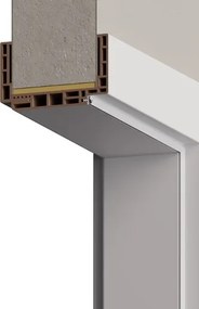 Voděodolná obložková zárubeň DRE 70 cm pro tloušťku stěny 12-14 cm pravá O3BM70PW
