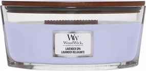 WoodWick vonná svíčka s dřevěným knotem Elipsa Lavender Spa 453,6 g