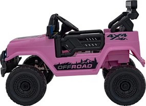 Elektrické autíčko Off-Road CLIMBER růžové