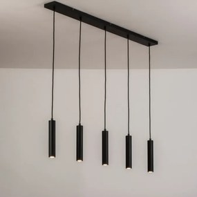 Závěsné minimalistické svítidlo nad jídelní stůl Gianta Nero 5