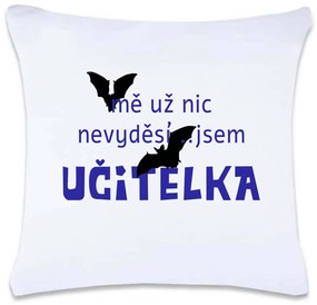 Super plecháček Dekorační polštář s potiskem Jsem učitelka 40 x 40 cm Oboustranný tisk: NE