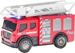 2-PLAY TRAFFIC Hasičské auto s žebříkem / Volný chod / Na baterie / Sv