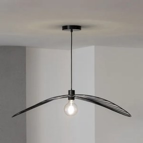 Brilagi - LED Lustr na lanku CERIA WIRE 1xE27/40W/230V 60x80 cm černá