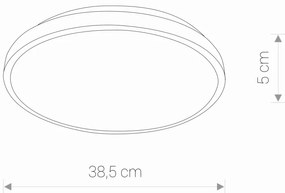 Stropní svítidlo Nowodvorski AGNES LED 8186 bílá 4000K IP44