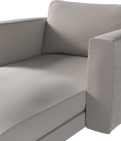 Potah na IKEA Norsborg šezlong s loketními opěrkami barva béžová látka sametová
