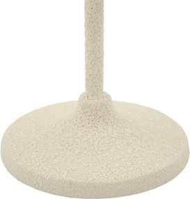 Kovový svícen Pigna 22 cm krémový
