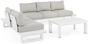BIZZOTTO Zahradní rohová sestava KONNOR bílá 0662757