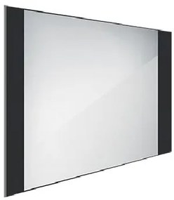 Nimco Zrcadla - Zrcadlo s LED osvětlením, 800x600 mm, hliník/černá ZPC 41003-90