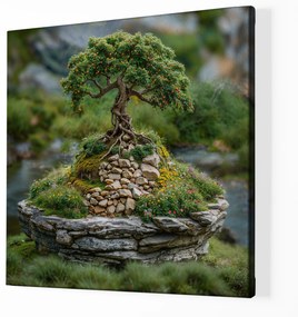 Obraz na plátně - Strom života Diorama Stoney FeelHappy.cz Velikost obrazu: 100 x 100 cm