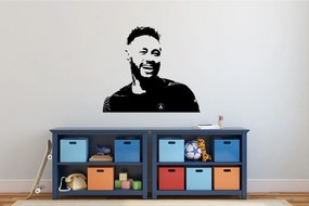 Lepy.cz Samolepka na zeď Neymar Velikost (šířka x výška): 50x44cm, Barevná varianta: Jemná růžová