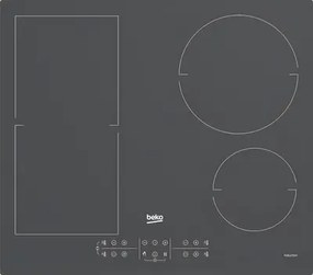 Beko HII64200FMTZG šedá / Indukční varná deska / 4 plotny / dotykové o