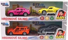 Auto s přívěsem / Kovové / 19 cm / od 3 let