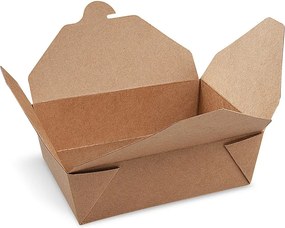 Wimex 48622 - nepromastitelný food box `M`, 1000 ml, 150 × 120 × 48 mm, kraft - 50 ks