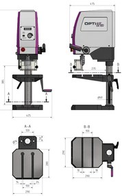 Stolní vrtačka DX 15 V